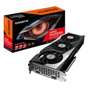 GIGABYTE Radeon RX 6500 XT GAMING OC 4G Graphics Card, WINDFORCE 3X Cooling System, 4GB 64-bit GDDR6, GV-R65XTGAMING OC-4GD Video Card