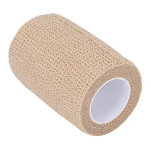 3 inch x 5 yards self adhesive bandage, breathable elastic cohesive tape wrap for sports injury wrist sprains