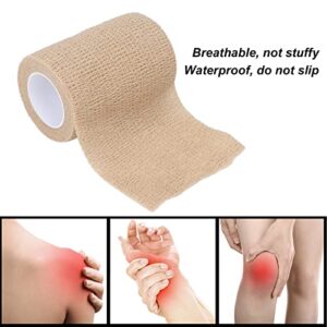 3 Inch X 5 Yards Self Adhesive Bandage, Breathable Elastic Cohesive Tape Wrap for Sports Injury Wrist Sprains