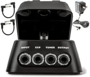 briskdrop dunlop dvp5 volume (x) 8 pedal bundle with 2 patch cables and dunlop ecb003 power supply