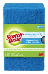 scotch-brite® non-scratch scour pads 628-ec, 6.0 in x 3.8 in (152 mm x 96 mm) | shipper unit