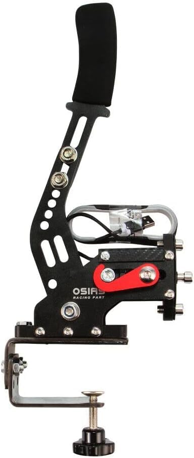 OSIAS 64Bit PC USB Handbrake?Sim Handbrake With Clamp for Racing Games Logitech T500 G25/G27/G29 T500 T300 FANATECOSW Dirt Rally ?DiRT Rally 2/4,LFS