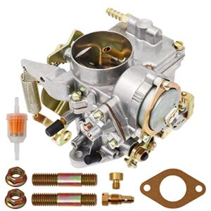 34 pict-3 carburetor for vw beetles super beetles 1971-1979 dual port 1600cc air cooled type 12v engine electric choke volkswagen bug bus thing karmann ghia squareback transporter #113129031k