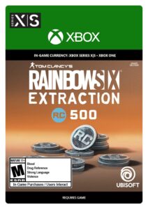 tom clancy's rainbow six extraction: 500 react credits - xbox [digital code]