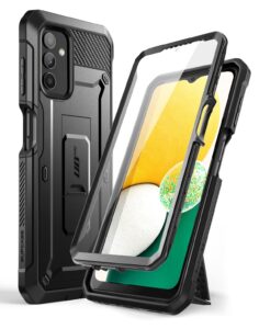 supcase unicorn beetle pro full-body rugged holster case for 6.6-inch samsung galaxy a13 4g/5g (2022), black