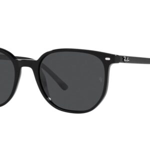 Ray-Ban RB2197 Elliot Square Sunglasses, Black/Polarized Black, 52 mm