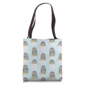 sardines tote bag