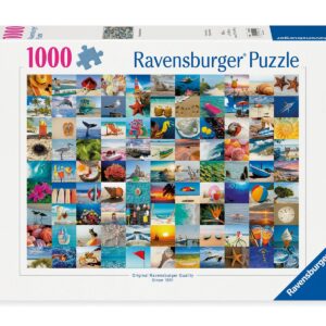 Ravensburger 99 Seaside Moments Jigsaw Puzzle | 1000-Piece | Unique Softclick Technology | Vibrant, Glare-Free | Perfect for Ages 14 and Up