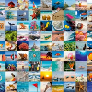 Ravensburger 99 Seaside Moments Jigsaw Puzzle | 1000-Piece | Unique Softclick Technology | Vibrant, Glare-Free | Perfect for Ages 14 and Up