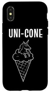 iphone x/xs uni-cone ice cream vendor case