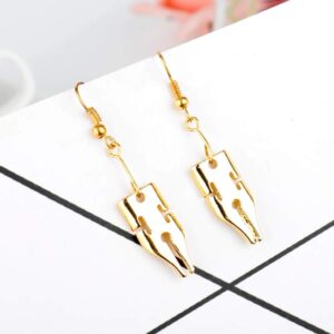 OfficialOtaku Kishibe Cosplay Earrings - Unisex (Gold)