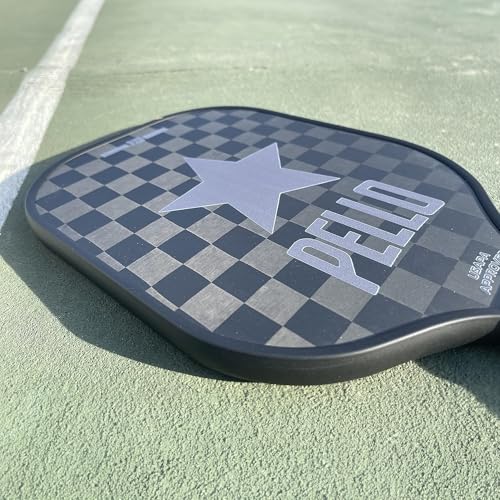 PELLO PXII Carbon Fiber Pickleball Paddles | USA Pickleball Approved | Professional Polypropylene Honeycomb Core | Perfect Balance of Power & Control | Pickle Ball Racquet with Neoprene Case