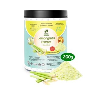 lemongrass extract powder - bionutricia extract natural asian gourmet standardized fresh beverage or bakery ingredient | high antioxidant