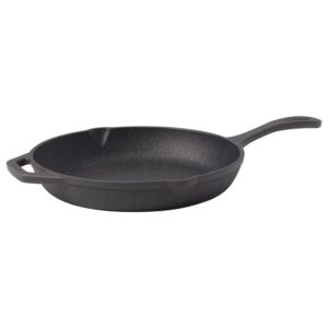 the rock by starfrit 032224-002-0000 cast iron skillet (12-inch)