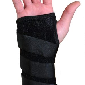 Wrist Brace for Carpal Tunnel, Adjustable Wrist Support Brace with Splints Right Hand, Small/Medium/Large, Arm Compression Hand Support for Injuries, Wrist Pain, Sports, Sprain,