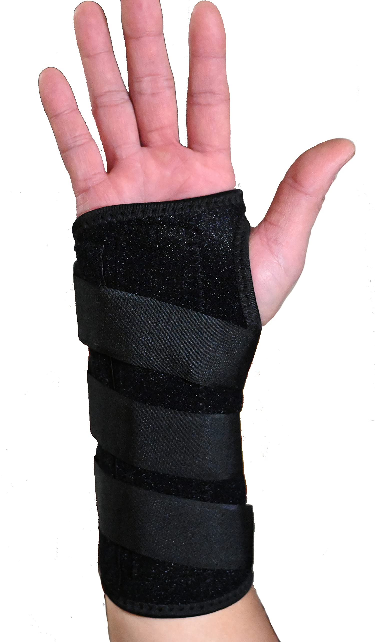 Wrist Brace for Carpal Tunnel, Adjustable Wrist Support Brace with Splints Right Hand, Small/Medium/Large, Arm Compression Hand Support for Injuries, Wrist Pain, Sports, Sprain,