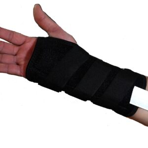 Wrist Brace for Carpal Tunnel, Adjustable Wrist Support Brace with Splints Right Hand, Small/Medium/Large, Arm Compression Hand Support for Injuries, Wrist Pain, Sports, Sprain,