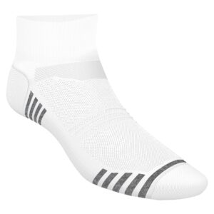 jox sox socks for men (quarter, white / 7-12)