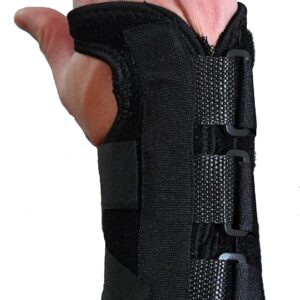 Wrist Brace for Carpal Tunnel, Adjustable Wrist Support Brace with Splints Right Hand, Small/Medium/Large, Arm Compression Hand Support for Injuries, Wrist Pain, Sports, Sprain,