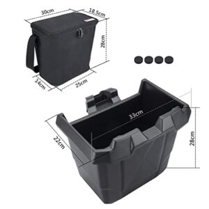 Defender Center Underseat Storage Bin+Portable Ice Chest Cooler,Compatible with Can Am Defender/Defender Max 2016-2022 Replace OEM #715003446