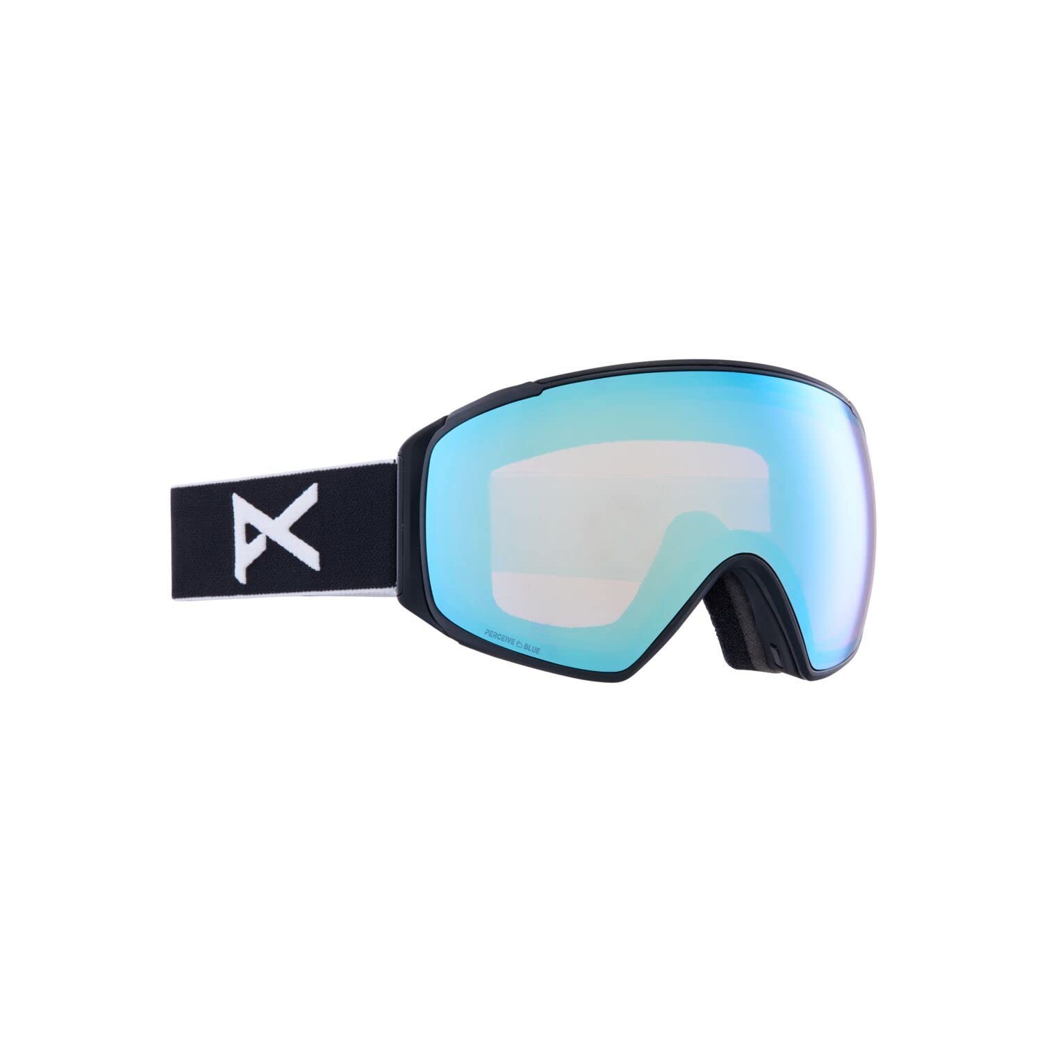 Anon M4S Goggles (Toric) + Bonus Lens + MFI Face Mask, Frame: Black, Lens: Perceive Variable Blue