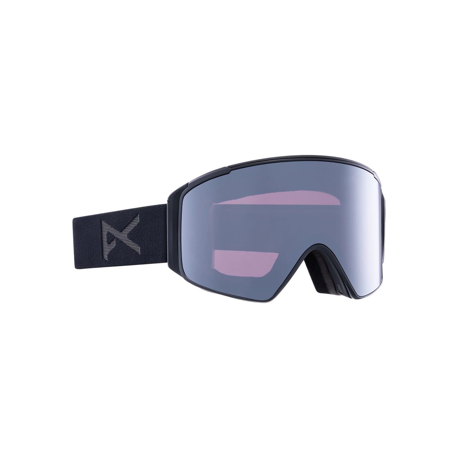 Anon M4S Goggles (Cylindrical) + Bonus Lens + MFI Face Mask, Frame: Smoke, Lens: Perceive Sunny Onyx