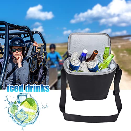 Defender Center Underseat Storage Bin+Portable Ice Chest Cooler,Compatible with Can Am Defender/Defender Max 2016-2022 Replace OEM #715003446