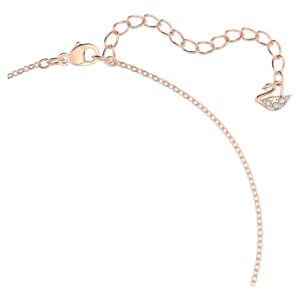 SWAROVSKI Latisha pendant, Flower, Pink, Rose-gold tone plated