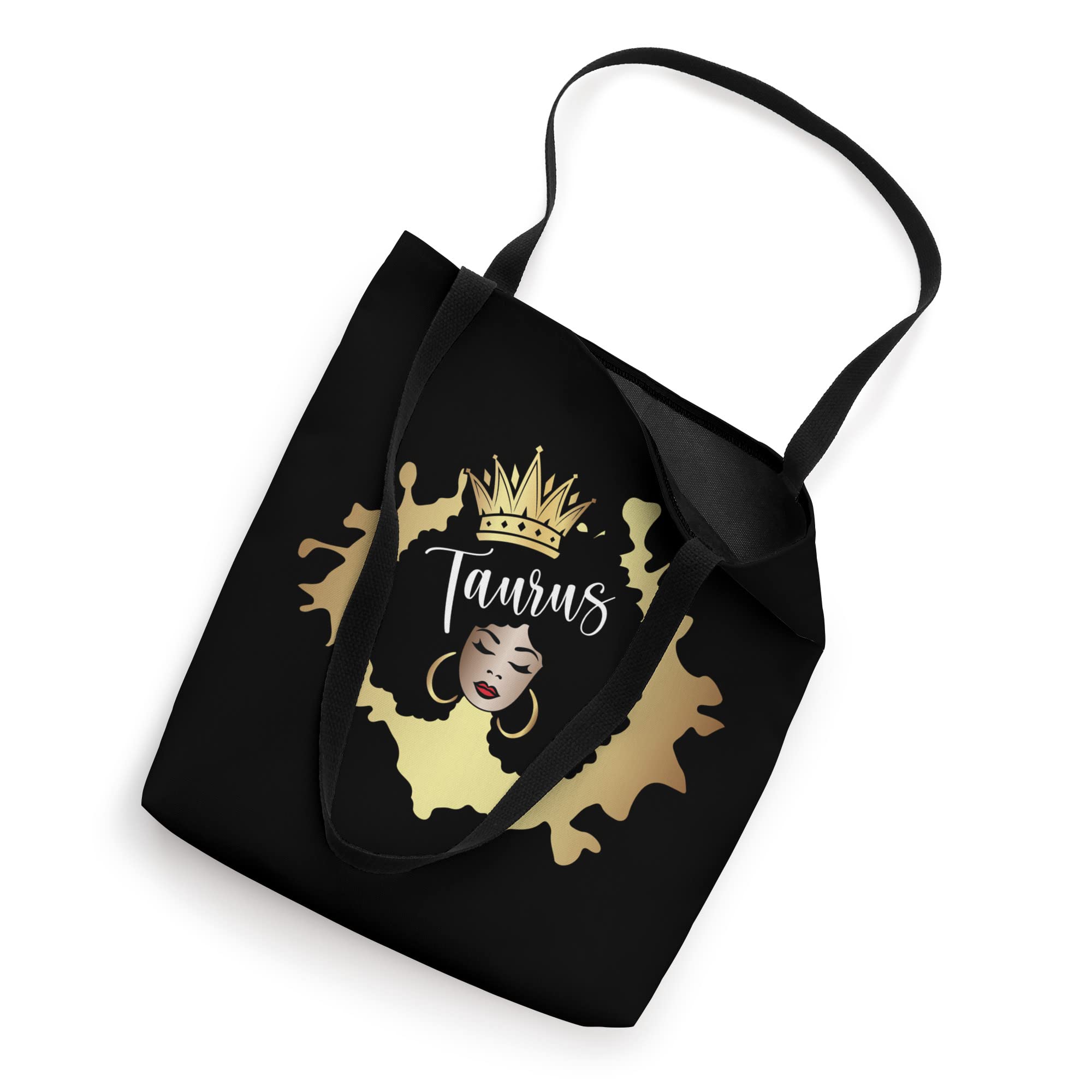 African American Taurus Zodiac Tote Bag