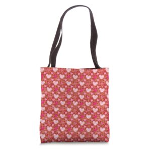 cute valentines day hearts day cupid love tote bag