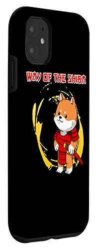 iPhone 11 Funny Shiba Inu Uni Japenese Hunting Dog Way Soldier Sword Case