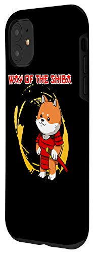 iPhone 11 Funny Shiba Inu Uni Japenese Hunting Dog Way Soldier Sword Case