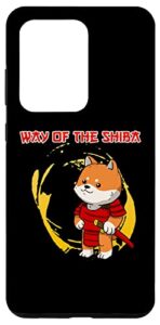 galaxy s20 ultra funny shiba inu uni japenese hunting dog way soldier sword case