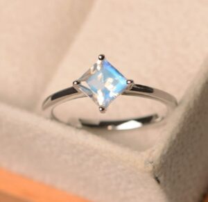 awmnjtmgpw 925 sterling silver moonstone ring cut cubic zircon blue topaz women's wedding engagement ring size 6-10 (size 10)