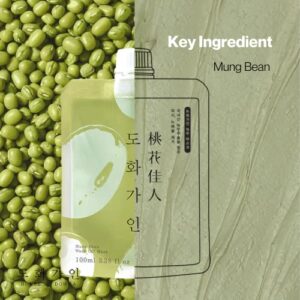 House of Dohwa, Mung Bean Wash Off Facial Mask | Domestically Harvested Ingredients, Sebum Control | Product of Korea - 3.38 fl. Oz