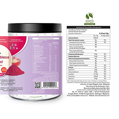 BioNutricia Natural & Concentrate Roselle Extract Powder With High Antioxidant 200g (5)