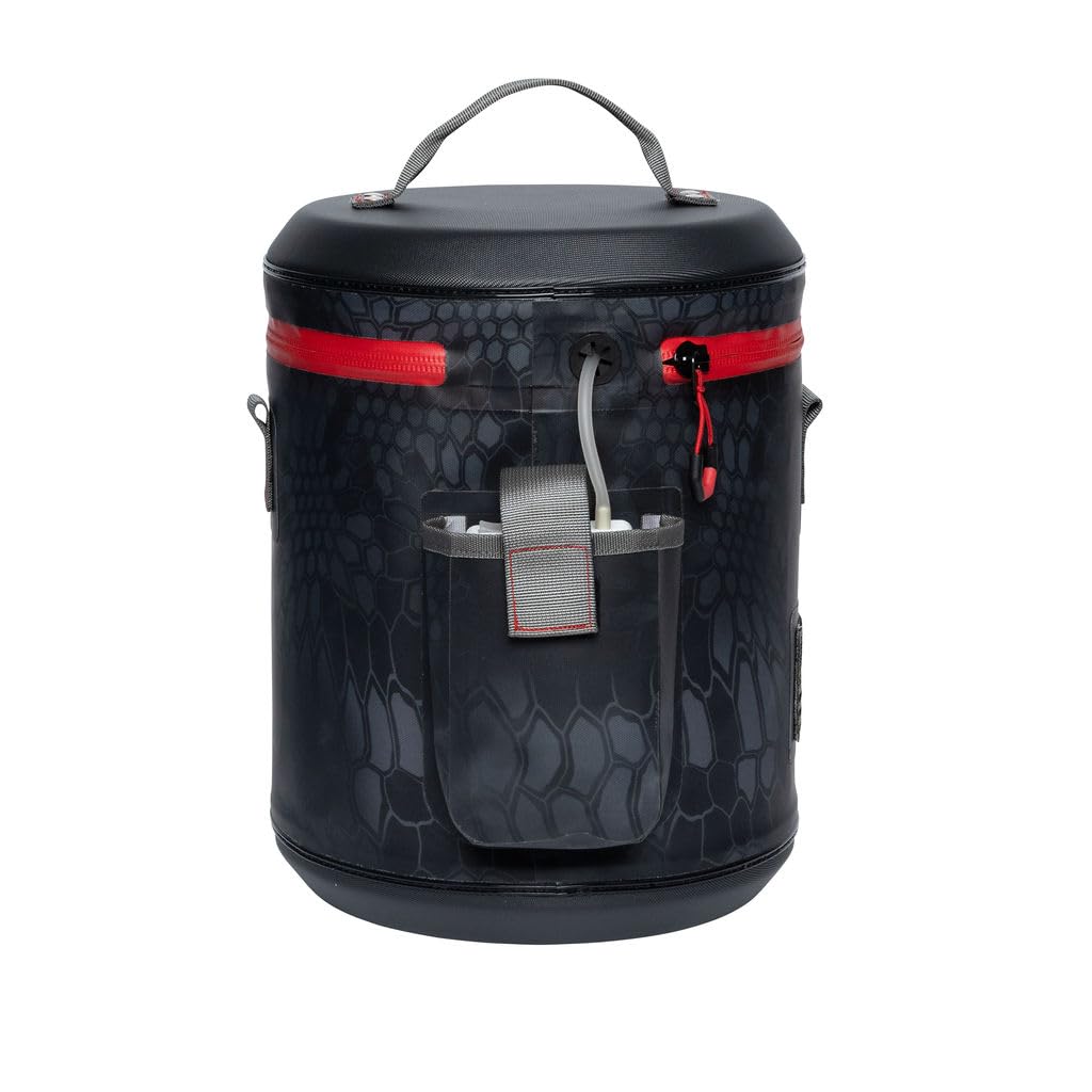 Ego Kryptek TPU Fish Weigh in Cooler - Insulated, Waterproof Fishing Cooler for Tournaments, Bass Tourneys, and Fish Weighing - Live Bait Protection - Typhon Bucket