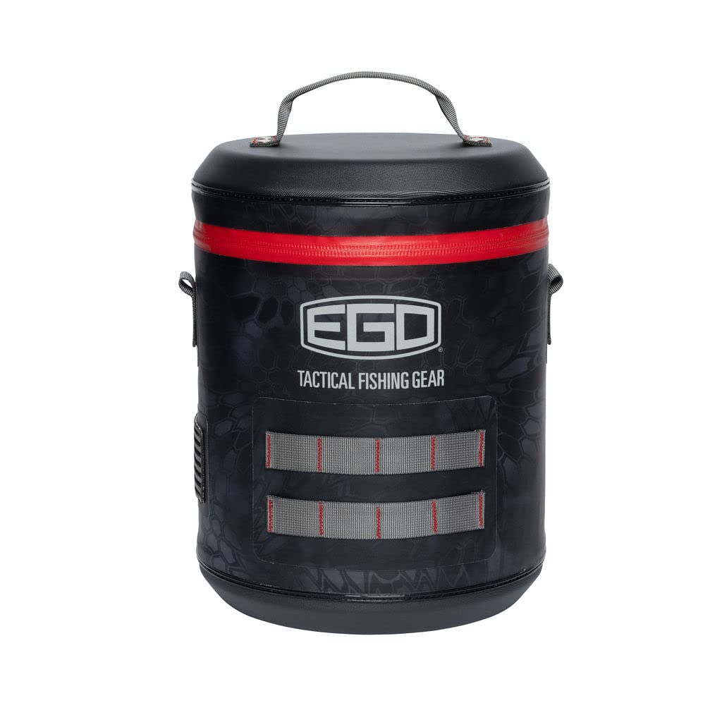 Ego Kryptek TPU Fish Weigh in Cooler - Insulated, Waterproof Fishing Cooler for Tournaments, Bass Tourneys, and Fish Weighing - Live Bait Protection - Typhon Bucket