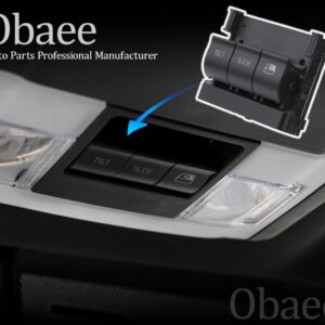 Obaee Overhead Console Sunroof Switch Power Rear Sliding Window Control Compatible with Ford F150 F250 F350 F450 F550 Super Duty 2009 2010 2011 2012 2013 2014 2015 2016 2017 Replaces OEM 9L3Z15B691DA