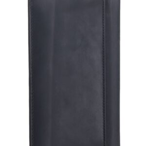 Ariat Men's Black Leather Bifold Wallet with Embossed Logo