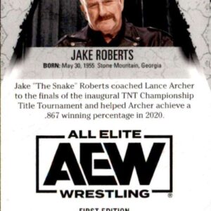 2021 Upper Deck All Elite Wrestling #73 Jake Roberts Wrestling