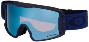 oakley unisex sunglasses navy aura frame, prizm snow sapphire iridium lenses, 0mm