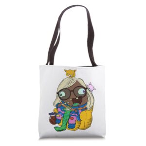 night of the living zombeans - beth bean tote bag