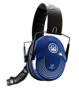 beretta safety pro earmuff, blue, one size