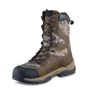 irish setter, terrain, men’s, 10", waterproof, insulated 400g, hunting boot, mossy oak country dna (p), 9.5 d (medium)