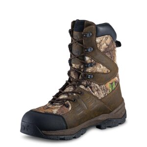 irish setter, terrain, men’s, 10", waterproof, insulated 800g, hunting boot, realtree edge (p), 11 ee (wide)