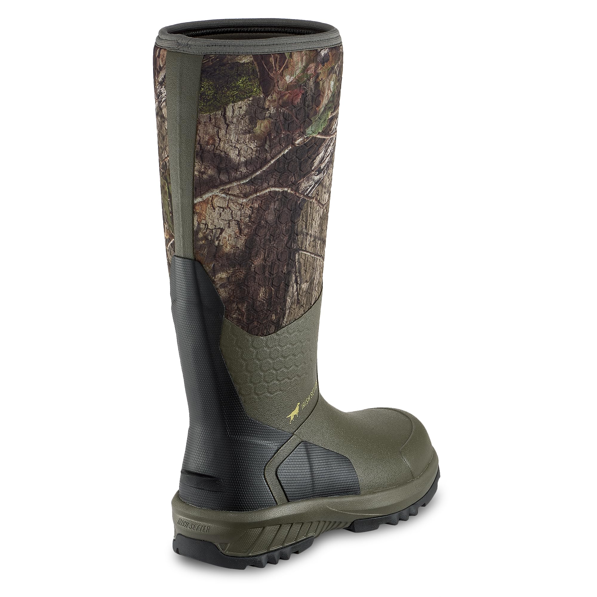 Irish Setter, MudTrek, Unisex, 17", Waterproof, Full Fit, Hunting Boot, Mossy Oak Country DNA, 4 E (Wide)