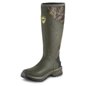 irish setter, mudtrek, unisex, 17", waterproof, athletic fit, hunting boot, mossy oak country dna, 11 e (wide)