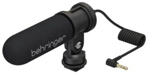 behringer video mic x1 dual-capsule x-y condenser microphone for video camera applications