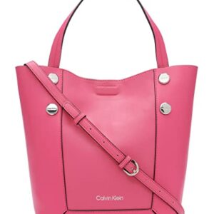 Calvin Klein Quinn North/South Mini Tote Crossbody, Pink Flambe